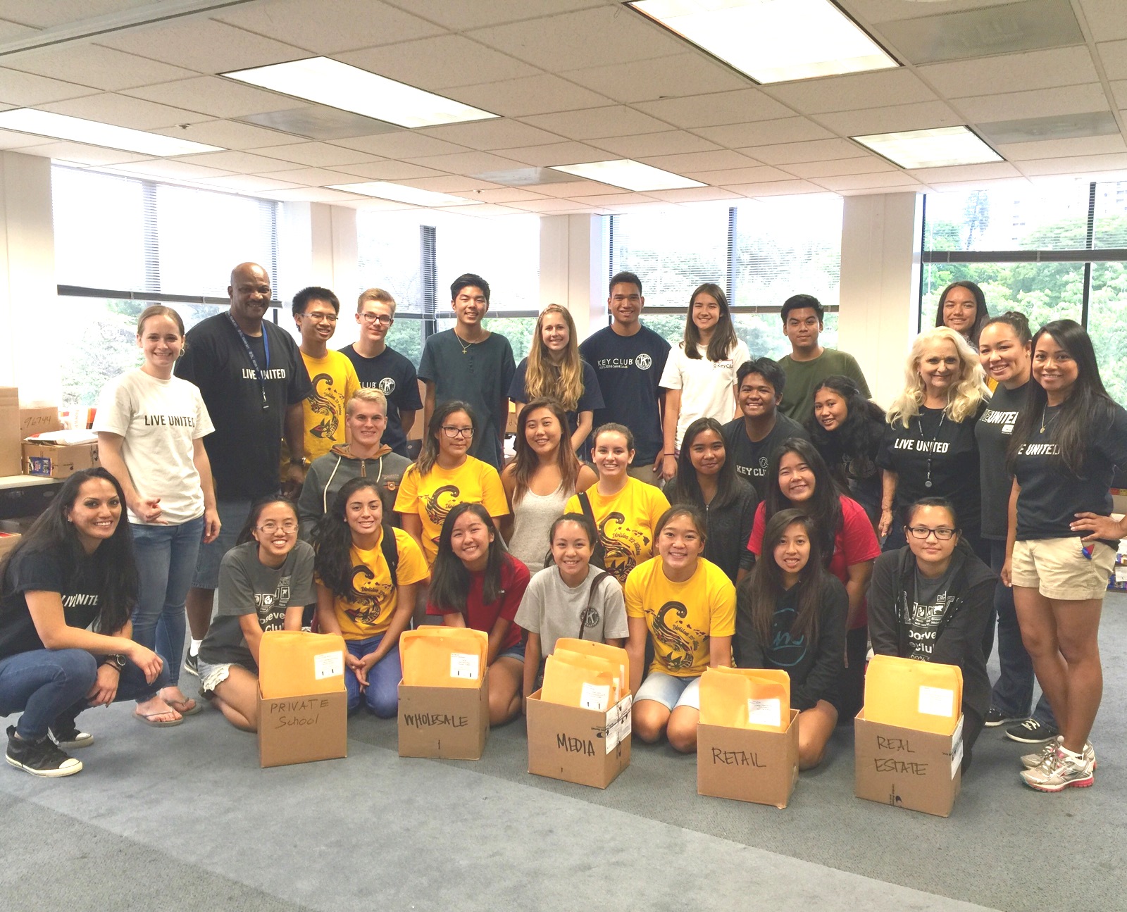 Special mahalo to Oahu high school Key Club members | Aloha United Way
